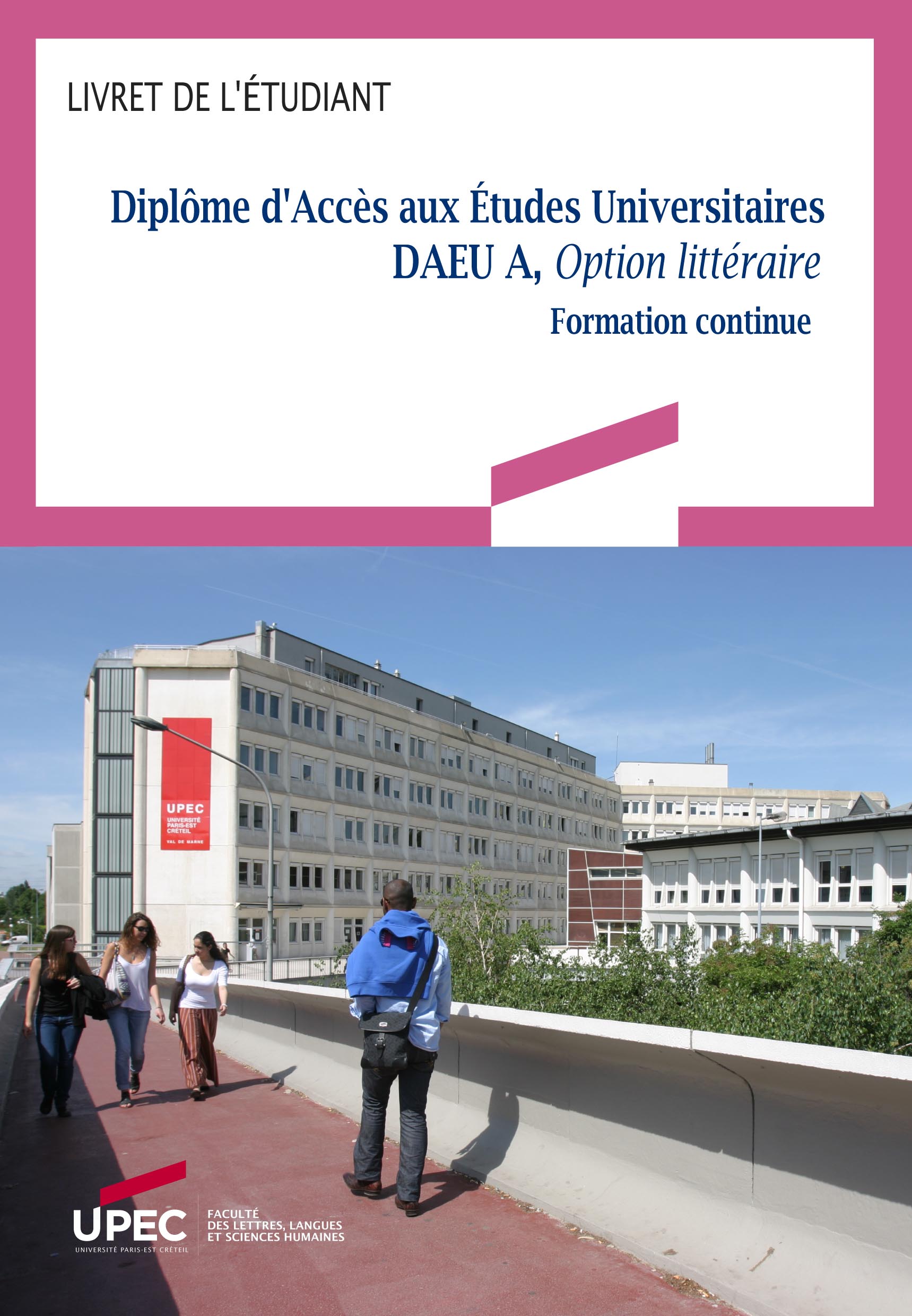 Diplôme d'accès aux études universitaires (DAEU), option A (littéraire ...